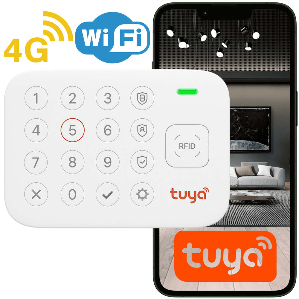 H400 WiFi + GSM 4G Tuya Smart Alarm System - Spreest
